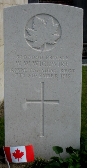 The RCR in The Great War - Quievrain Communal Cemetery