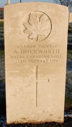 The RCR in The Great War - St. Quentin Cabaret Military Cemetery